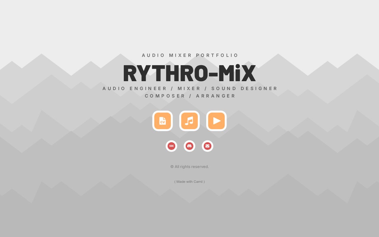 RYTHRO-MiX Portfolio